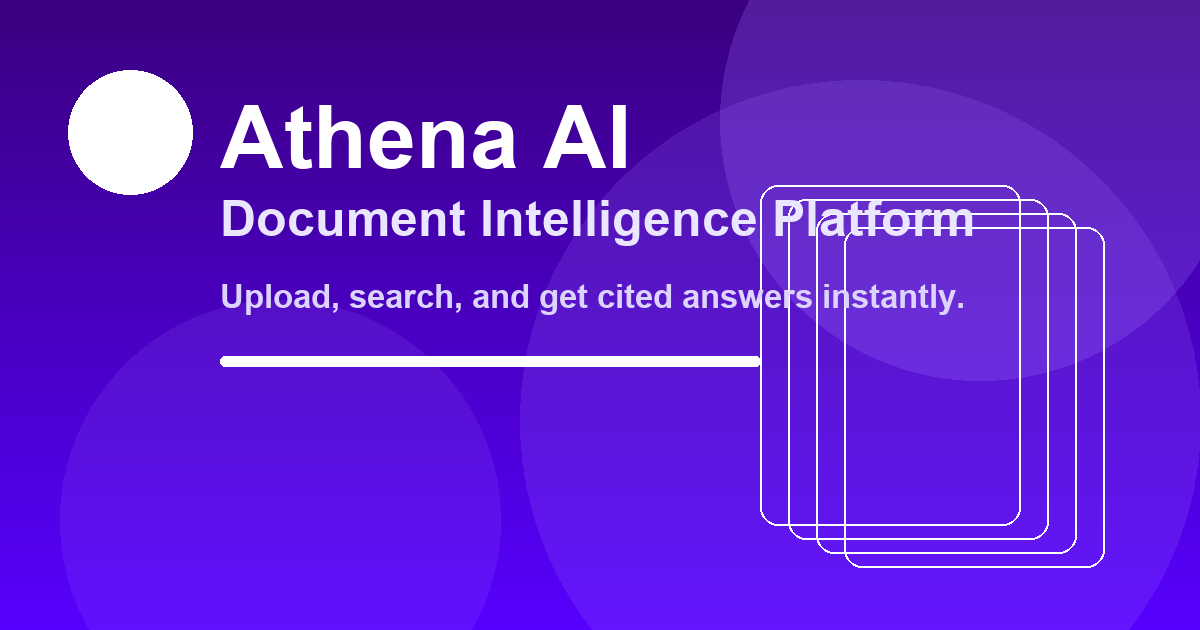 Athena AI - Document Intelligence for Construction & Professional ...